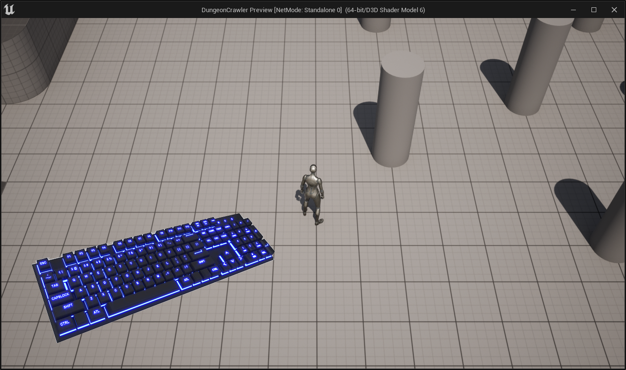 Adding Keyboard control to TopDown Game Mode · Anthony Petitbois